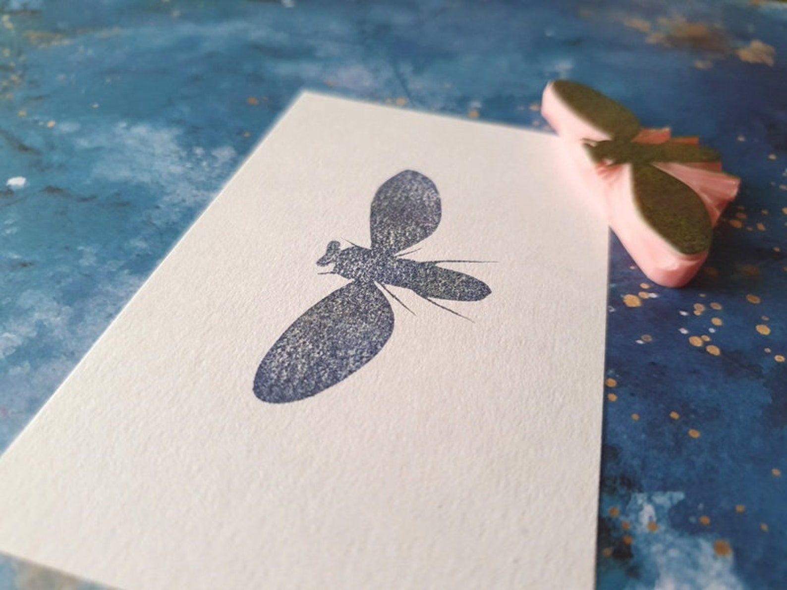 Luna Moth Rubber Stamp for Scrapbooking Art Journal Stamp | Etsy