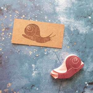 Snail Rubber Stamp, Letter Writting Decorative Embellishment ...