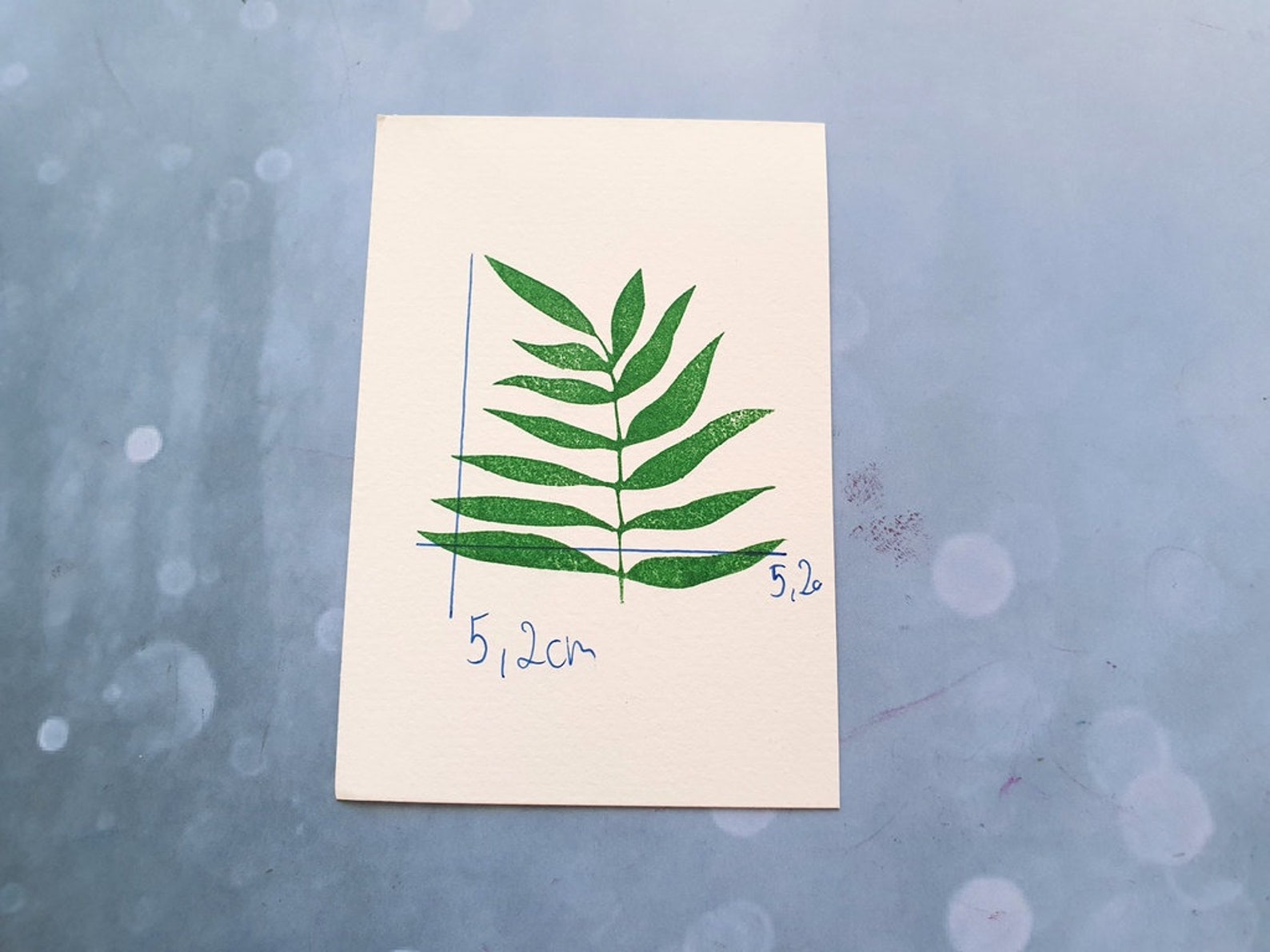 Leaf Rubber Stamp Fall Leaves Stamp for Cardmaking Wild - Etsy