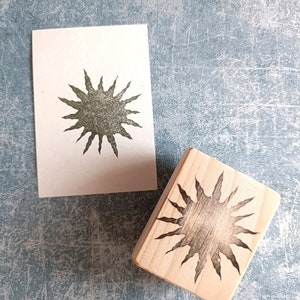 Sun Rubber Stamp for Bullet Journal, Sunshine Stamp for Snail Mail ...