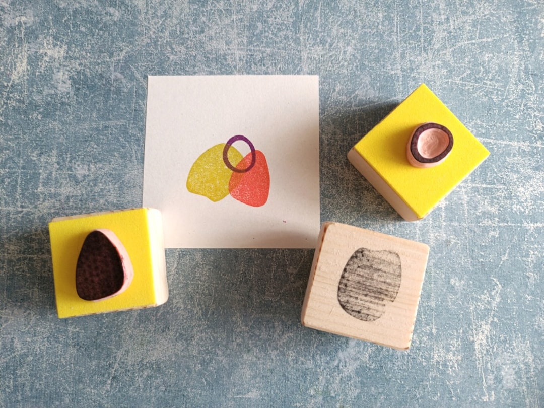 Pattern Stamp Set of 3, Pattern Design Supply, Shape Graphic, Fabric ...