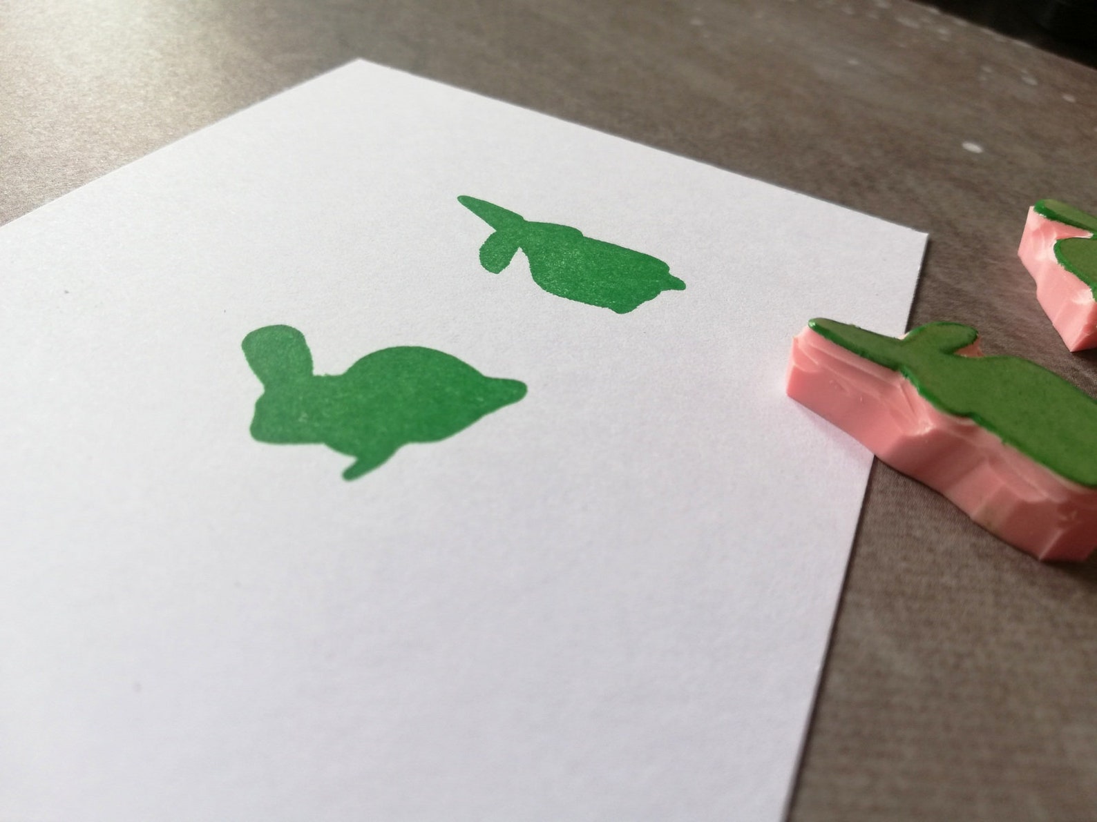 Hare Rubber Stamp for Bullet Journal, Rabbit Decorative Template ...