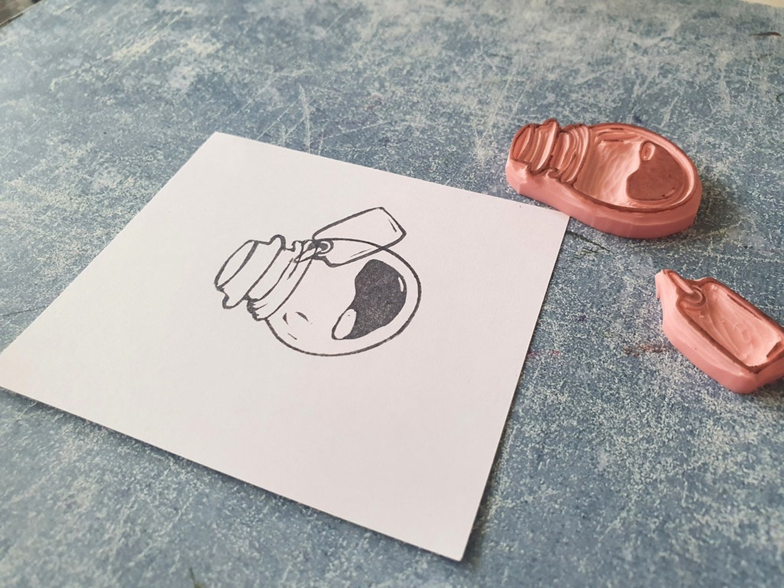 Poison Bottle Rubber Stamp Set, Spooky Stamp for Bullet Journal ...