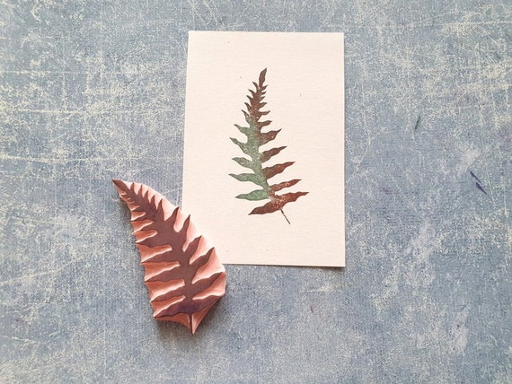 Fern Rubber Stamp for Classroom Gift for Teacher Plant Lady | Etsy