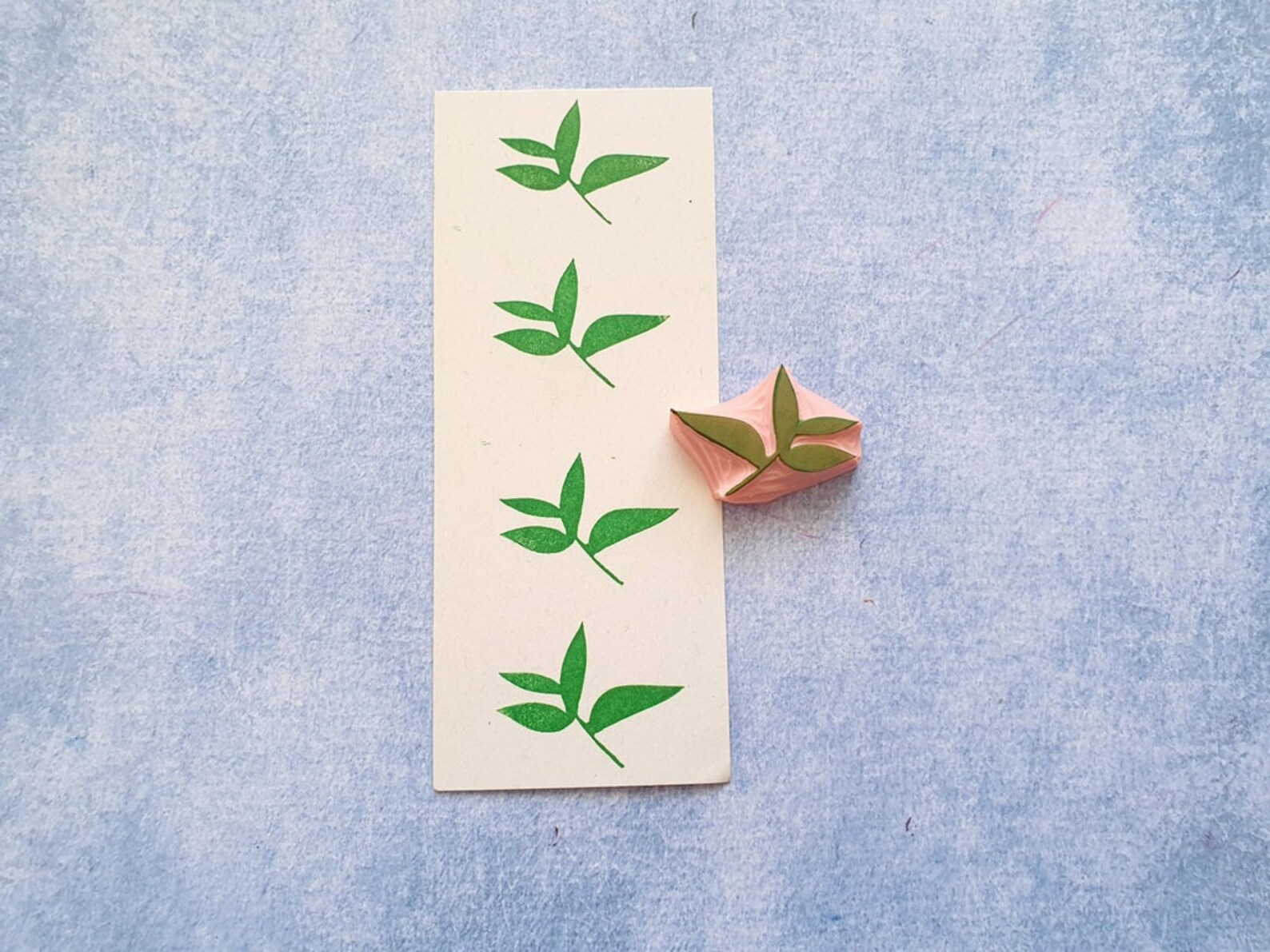 Green Tea Leaf Rubber Stamp Herbal Leave Stamp Bullet - Etsy