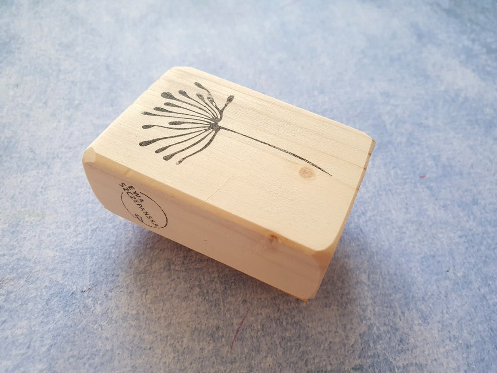 Dandelion Rubber Stamp for Art Journaling Cardmaking Plant - Etsy