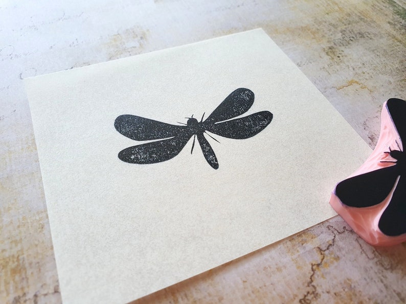 Moth Rubber Stamp for Cardmaking, Bug Stamp for Bullet Journal ...