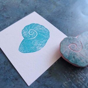 Shell Rubber Stamp for Daily Planner, Ocean Shell Stamp for Creative ...