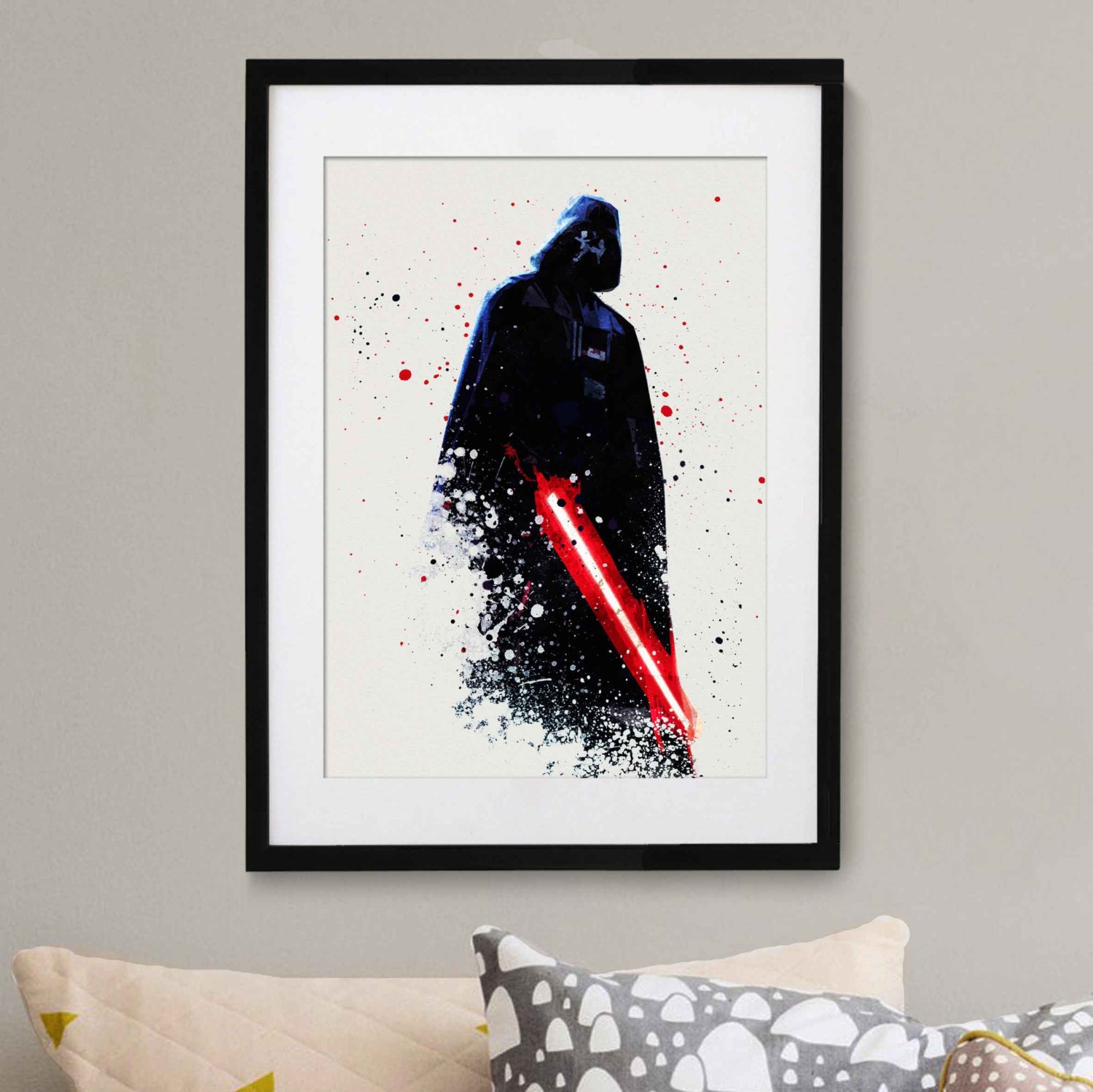 Star Wars Poster Set Darth Vader Boba Fett & Stormtrooper - Etsy