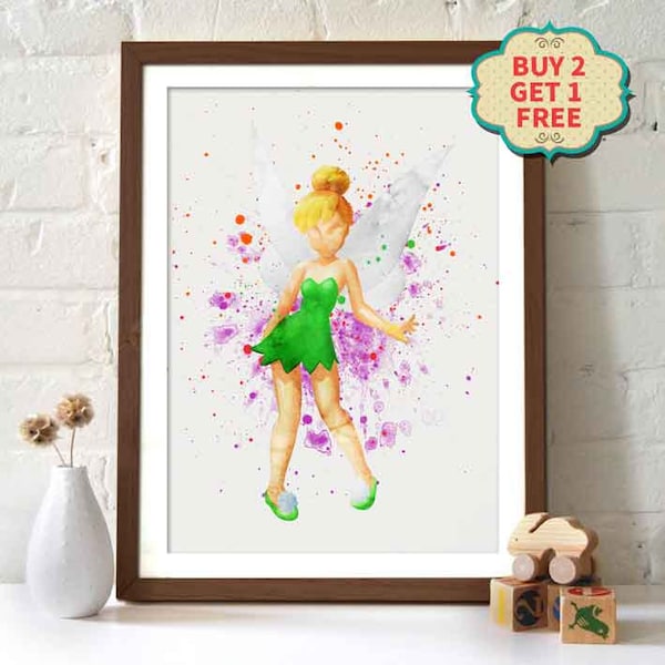 Tinker Bell Painting - Etsy