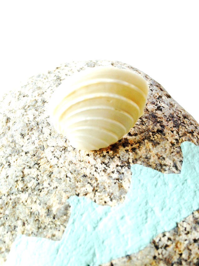 Ring WAVES White Shell With Natural Relief Silver Colored - Etsy