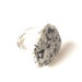 Ring MARBLE Natural Granite Stone Ring Adjustable Black - Etsy