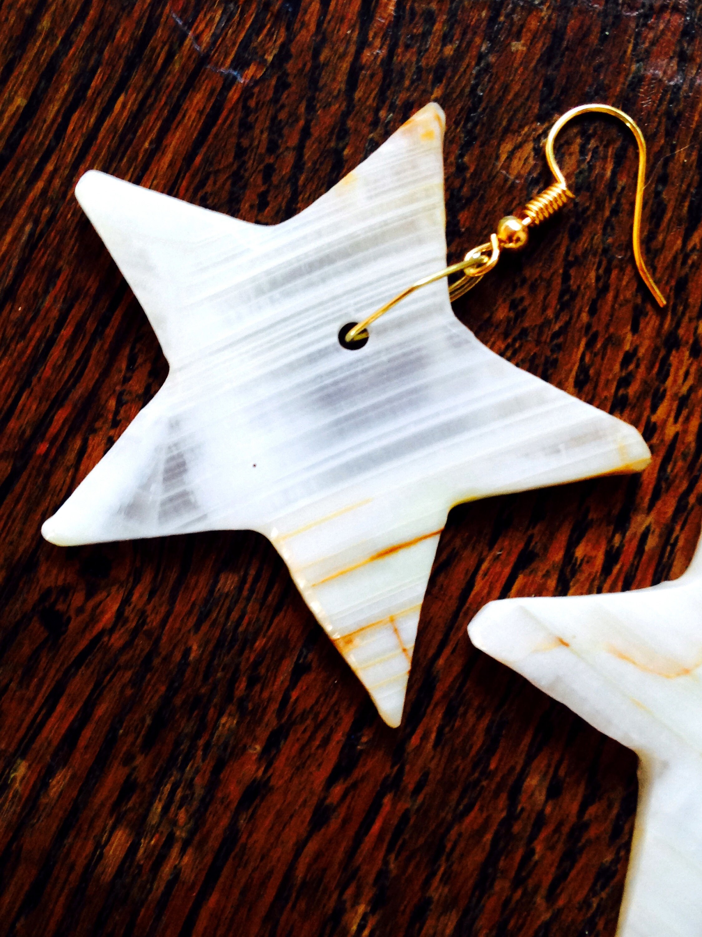 Earrings Made of Alabaster STAR & STAR Fine Vintage - Etsy UK