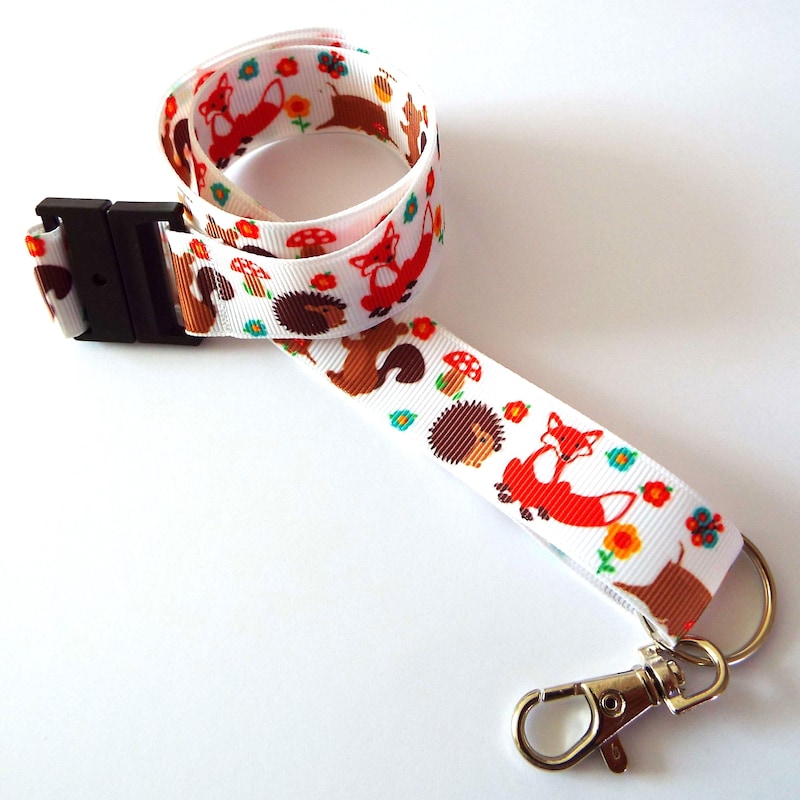 Winter Lanyard for Badge - Etsy UK