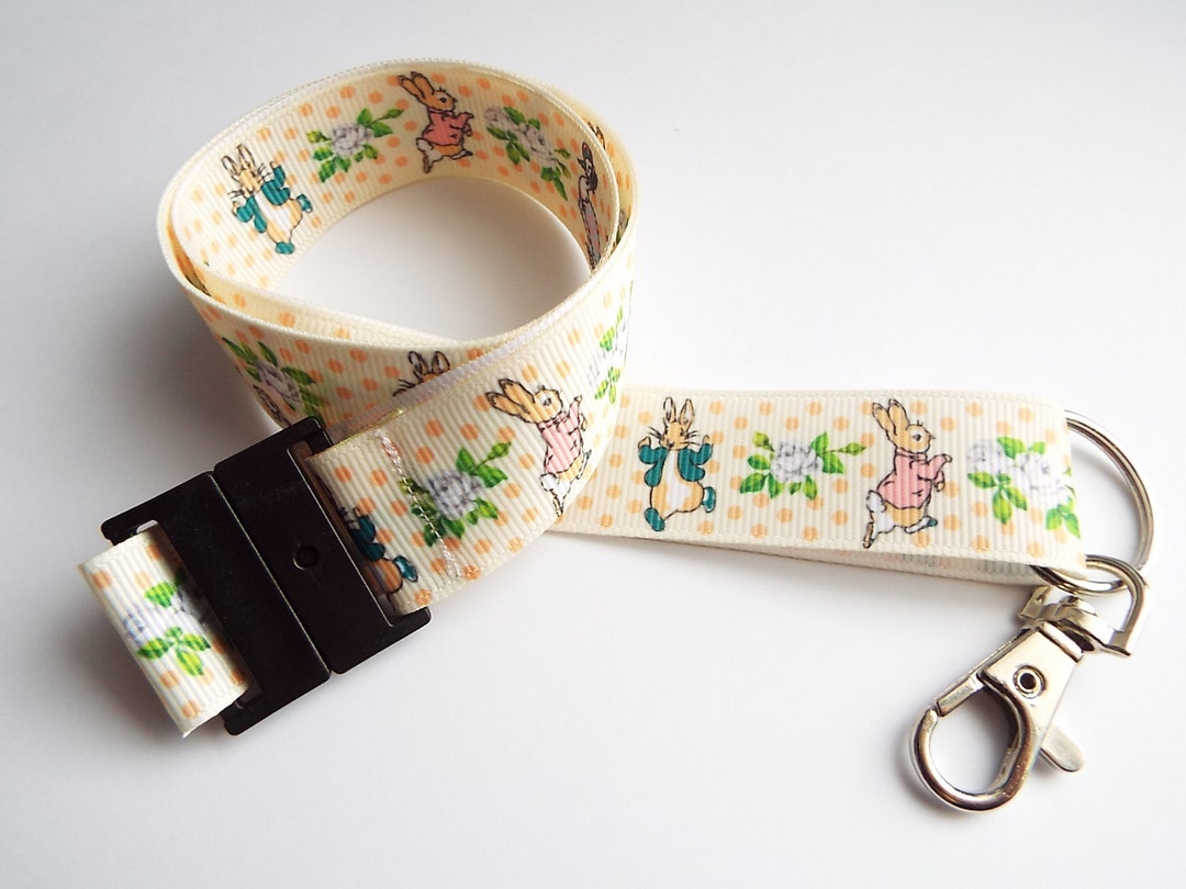 Peter Rabbit Characters - Beatrix Potter - Handmade Ribbon Lanyard / ID ...