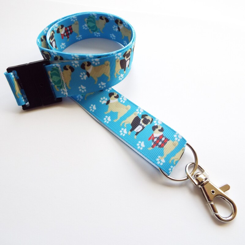 Pugs Lanyard - Etsy UK