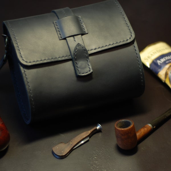 Leather Pipe Pouch - Etsy