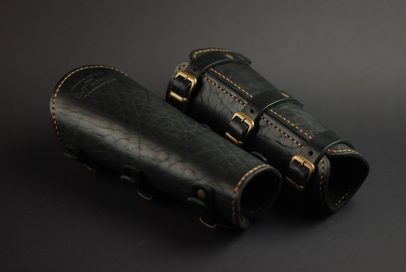 Powerful Leather Bracers. - Etsy
