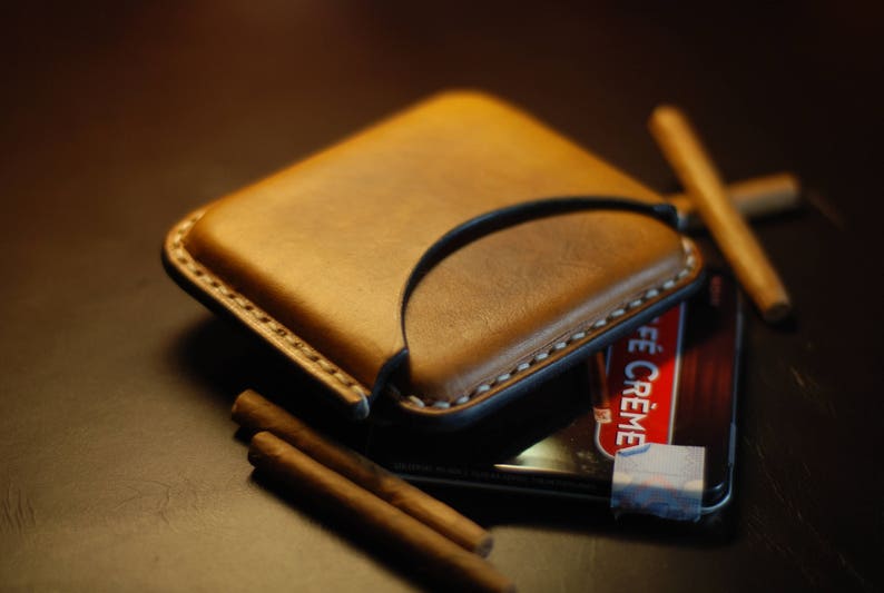 Engraved Cigarette Case Genuine Leather Tobacco Wallet - Etsy