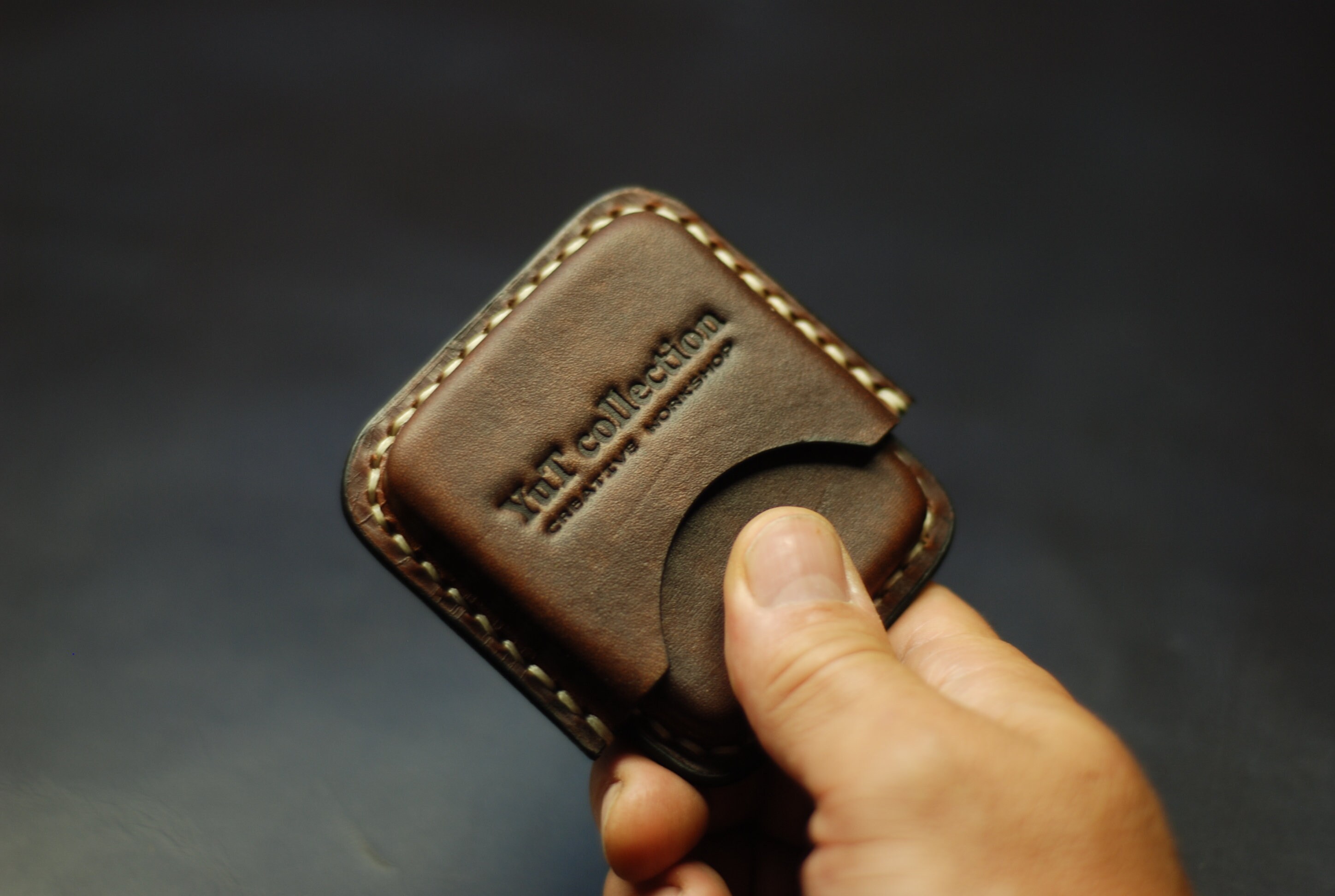 Leather Cigarette Case Stitched Cigar Wallet Smoking - Etsy