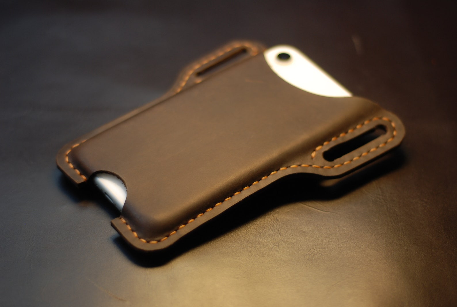 Phone Leather Holster, Smartphone Custom Belt Case, Engraved Cell Phone ...