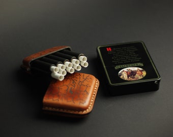 Leather Cigarillo Case - Etsy