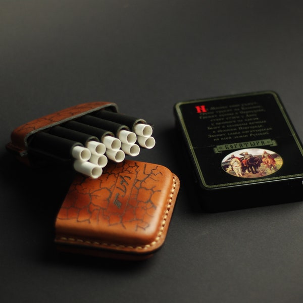 Leather Cigarillo Case - Etsy