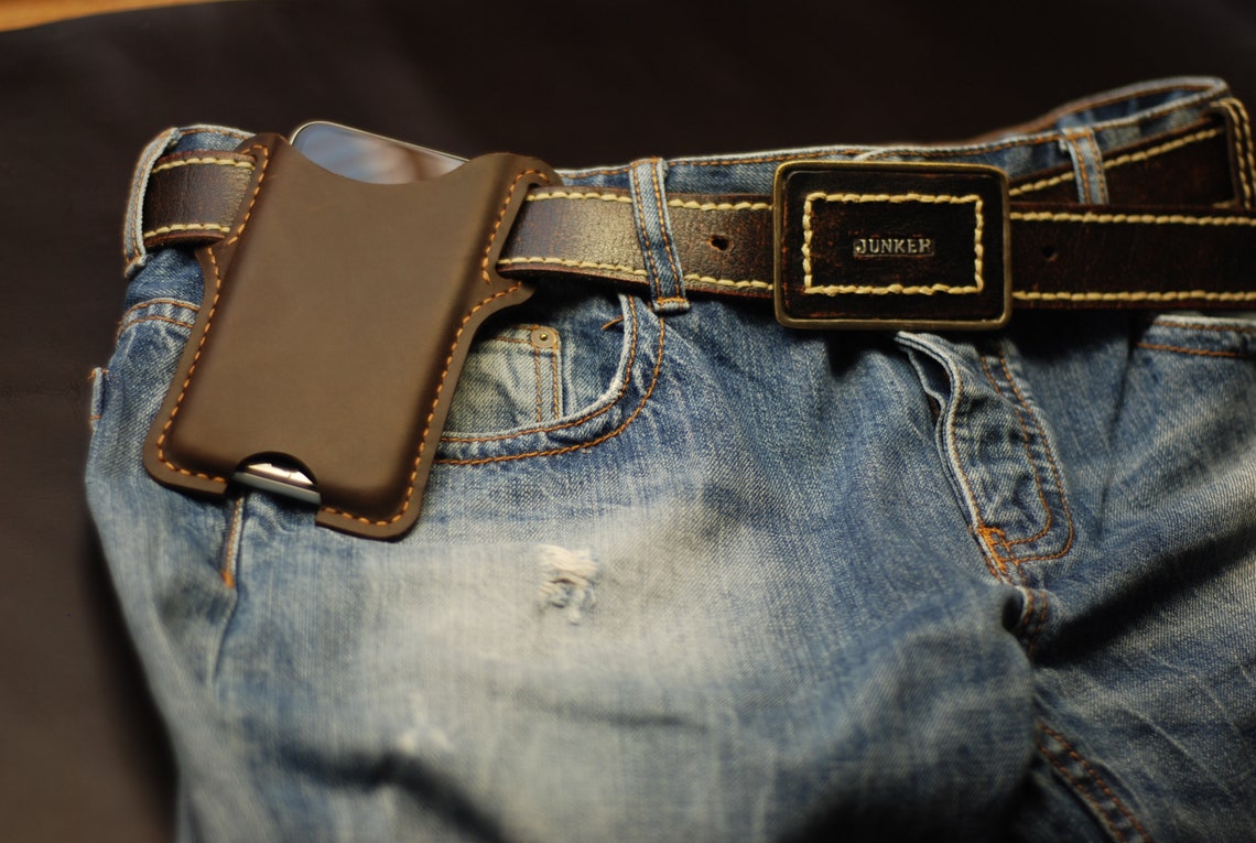 Phone Leather Holster Smartphone Custom Belt Case Engraved - Etsy