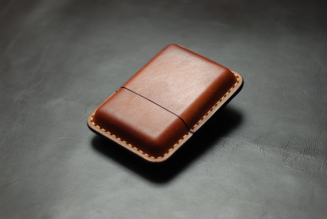 Cognac Brown Genuine Leather Cigarillos Case Handcrafted - Etsy
