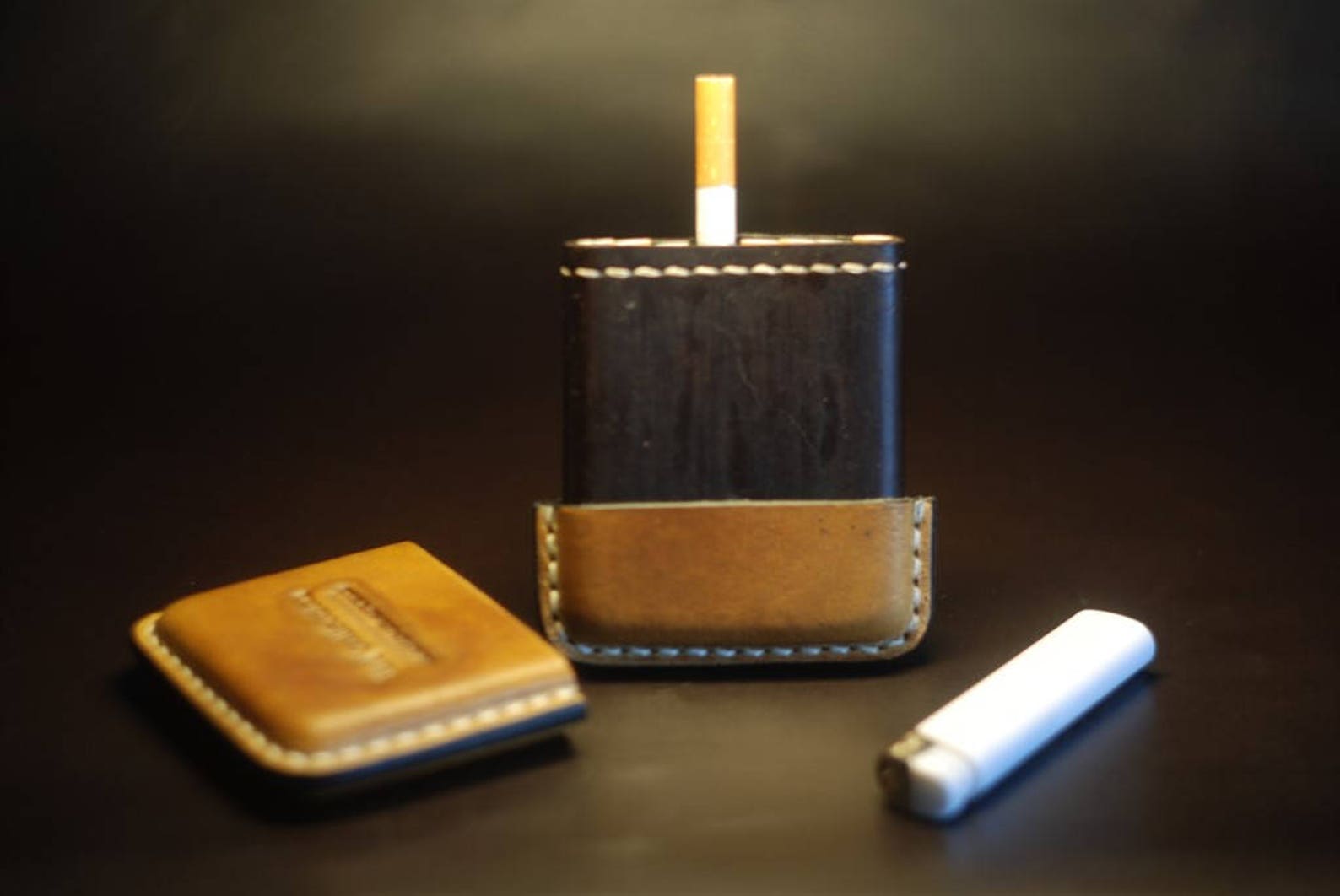 Custom Cigarette Case Men's Leather Tobacco Holder - Etsy