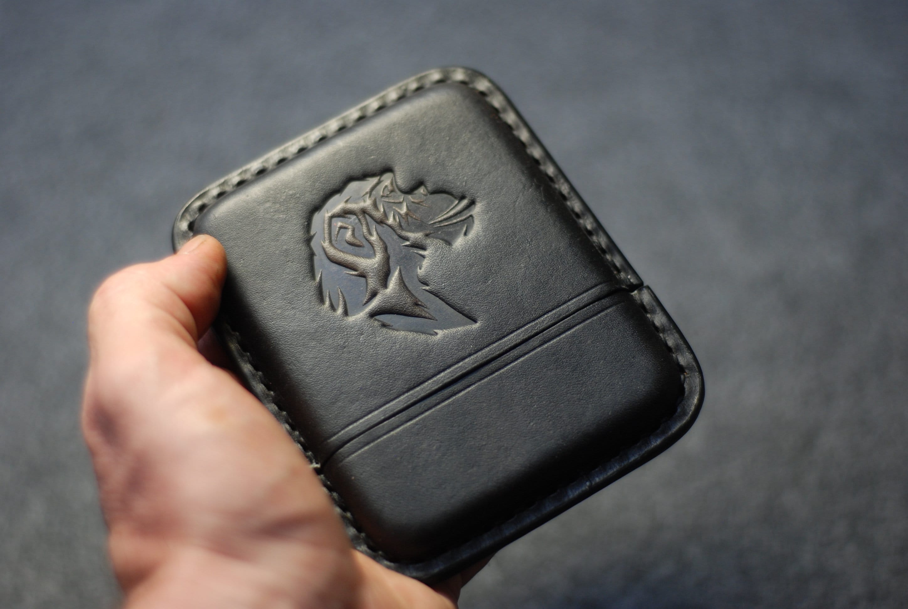 Leather Cigarette Case for Cigarillos Black Engraved Cigar - Etsy