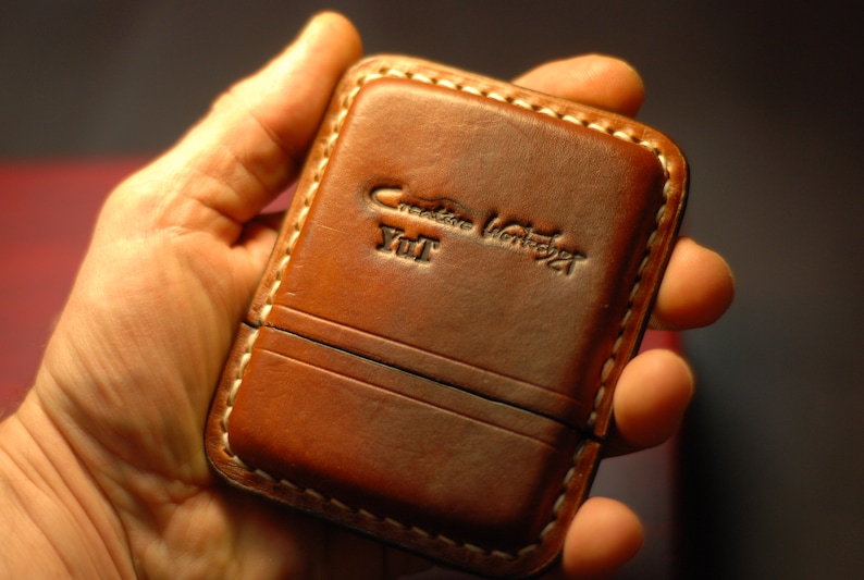 Cognac Leather Cigarette and Torch Lighter Case, Men's Leather Cigar ...
