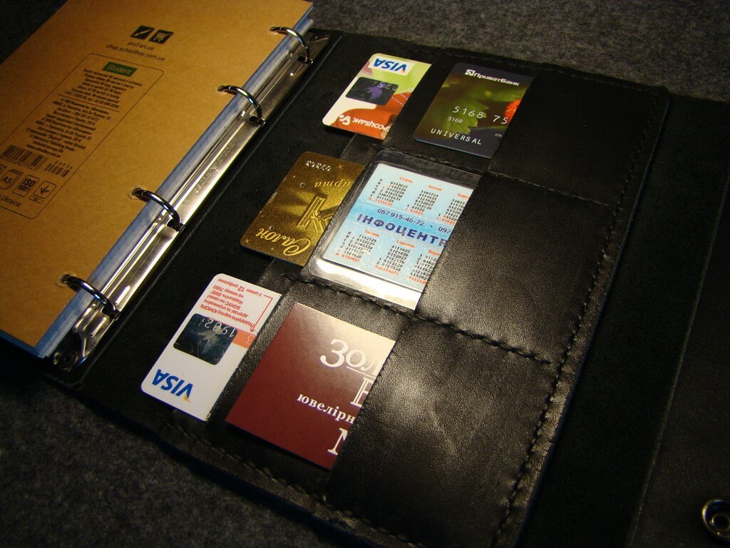 Leather Portfolio Refillable Notebook Organizer Men Custom - Etsy