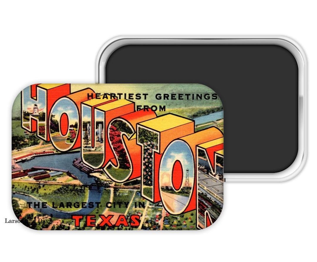 Houston Texas Magnet, Texas Gift, Texas Wedding Favor, Texas ...