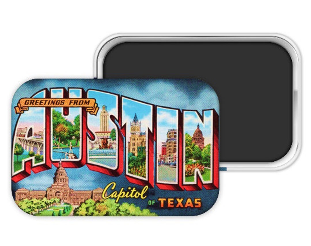Austin Magnet, Austin Texas Magnet, Texas Magnet, Texas Gift, Texas ...