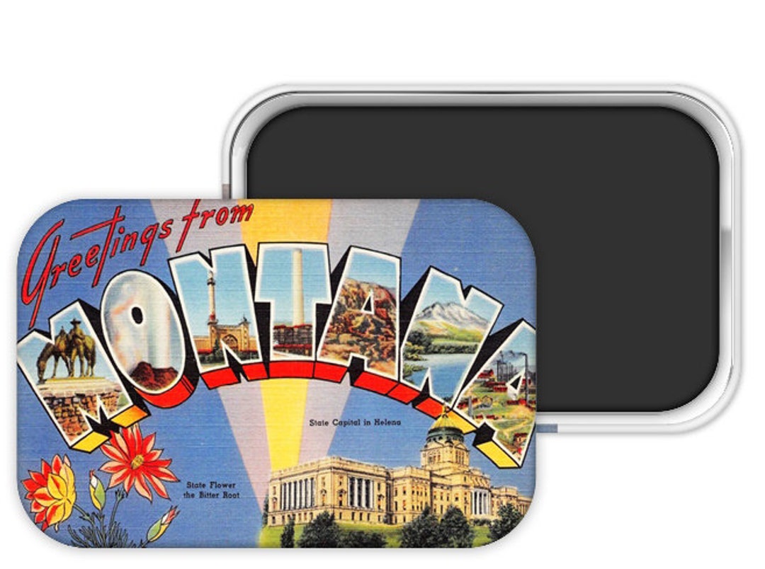 Montana, Montana Magnet, Montana Wedding Favor, Montana Souvenir ...