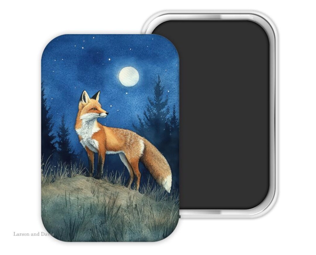 Fox Refrigerator Magnet - Etsy