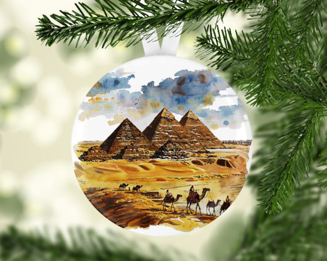 Egypt Ornament, Egypt Travel Tree, Christmas Travel Ornament, Egypt ...