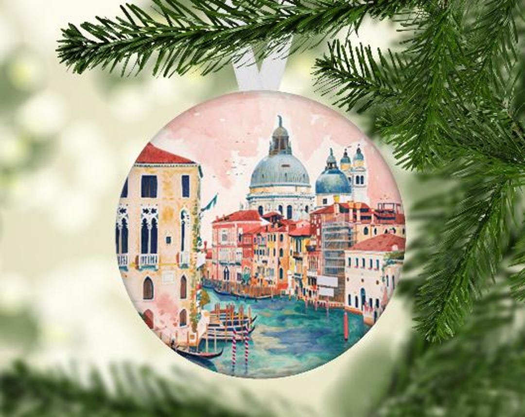Italy Christmas Ornament, Italy Christmas Gift, Italy Ornament, Italy ...