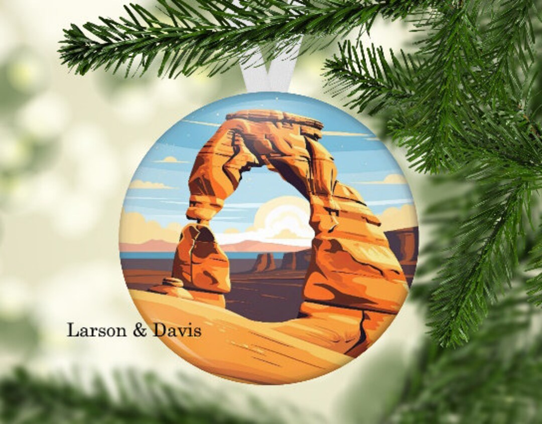 Arches Christmas Ornament, Arches National Park Ornament, Arches ...