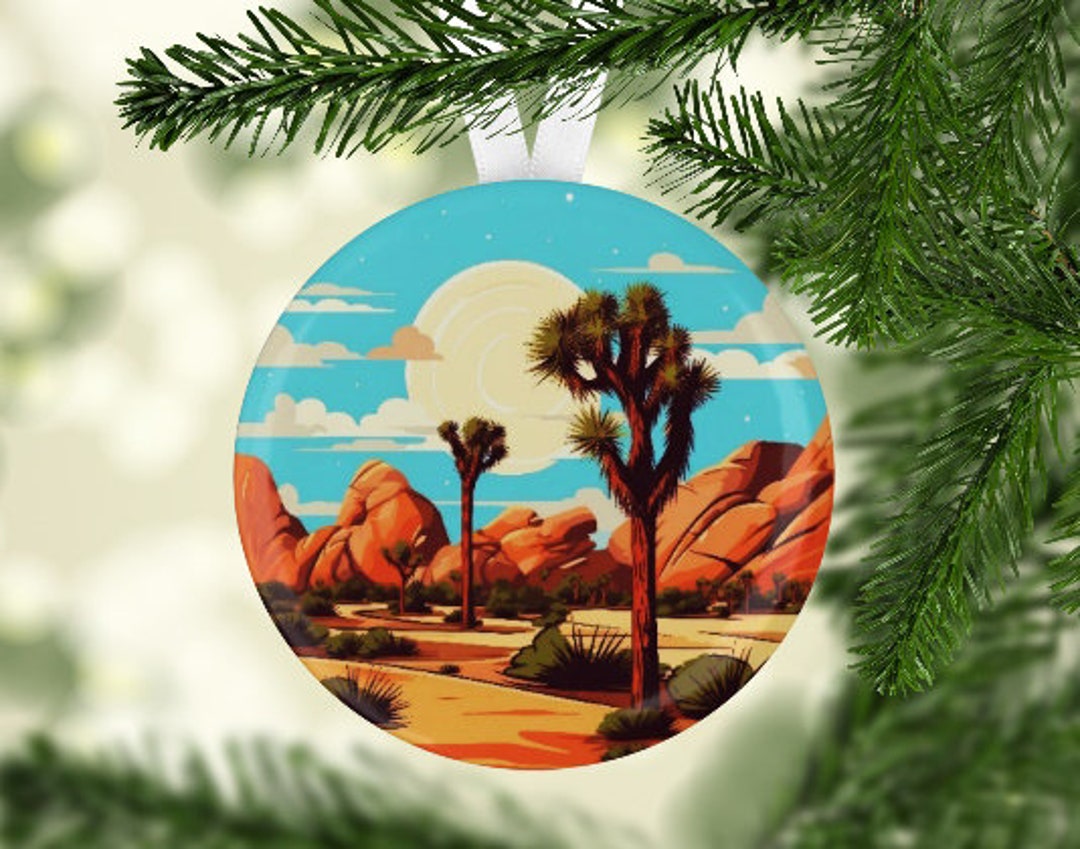 Joshua Tree National Park Christmas Ornament, Joshua Tree Ornament ...
