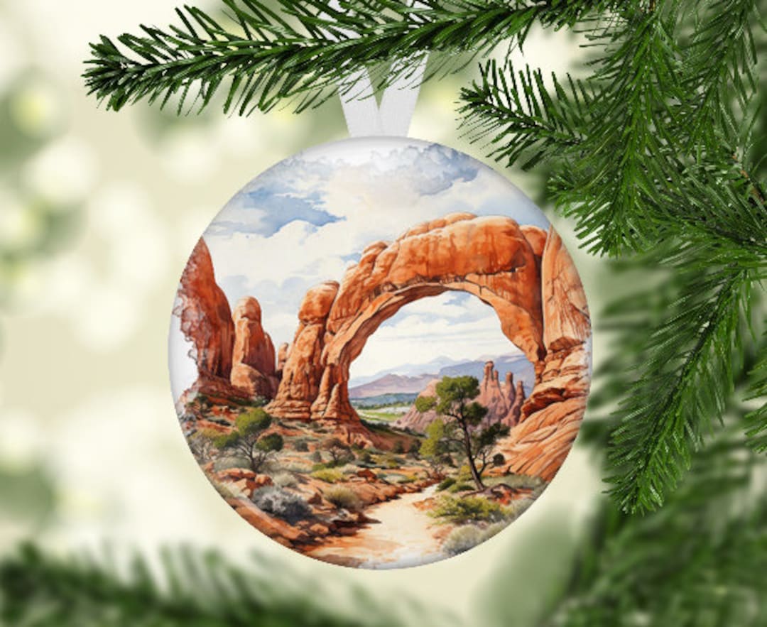 Arches Christmas Ornament, Arches National Park Ornament, Arches ...