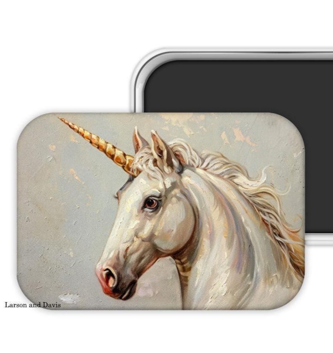 Unicorn Magnet, Unicorn Refrigerator Magnet, Unicorn Fridge Magnet ...