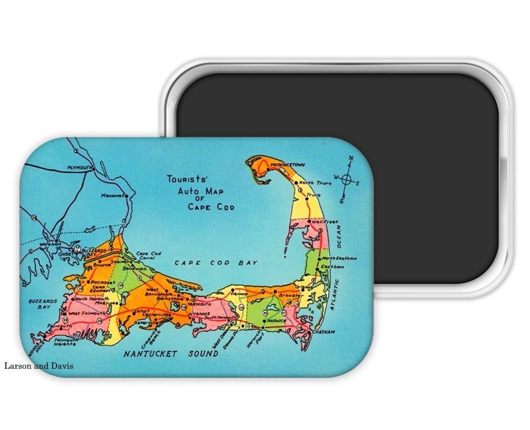 Cape Cod Magnet, Cape Cod Souvenir, Cape Cod Massachusetts Gift ...