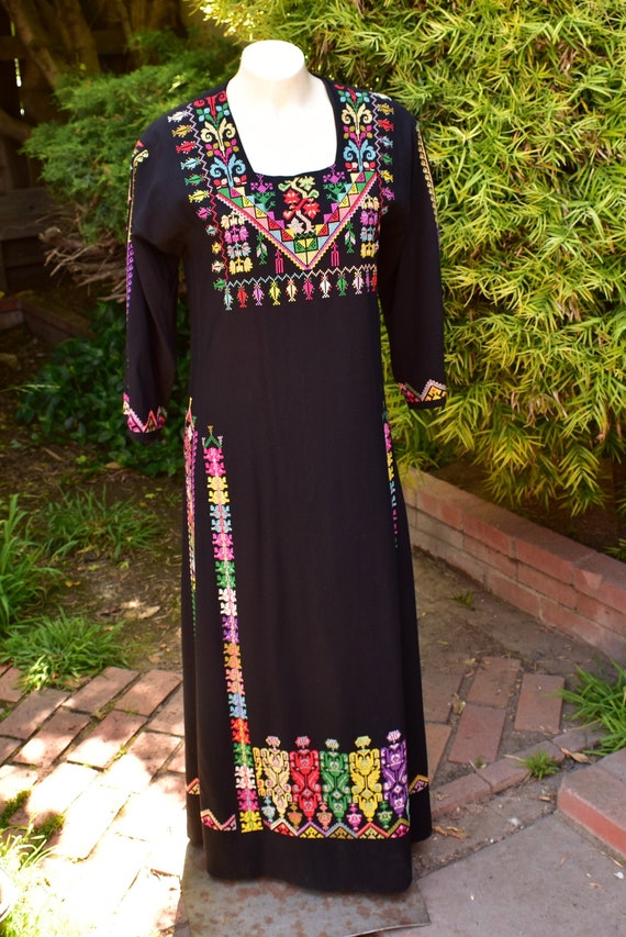 Vintage Maskit Dress Made in Israel 100% Wool Hand Stitched | Etsy