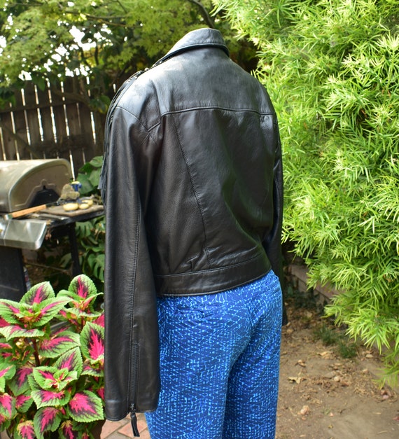 Patricia Wolf Texas jacket leather fringe motorcycle … - Gem