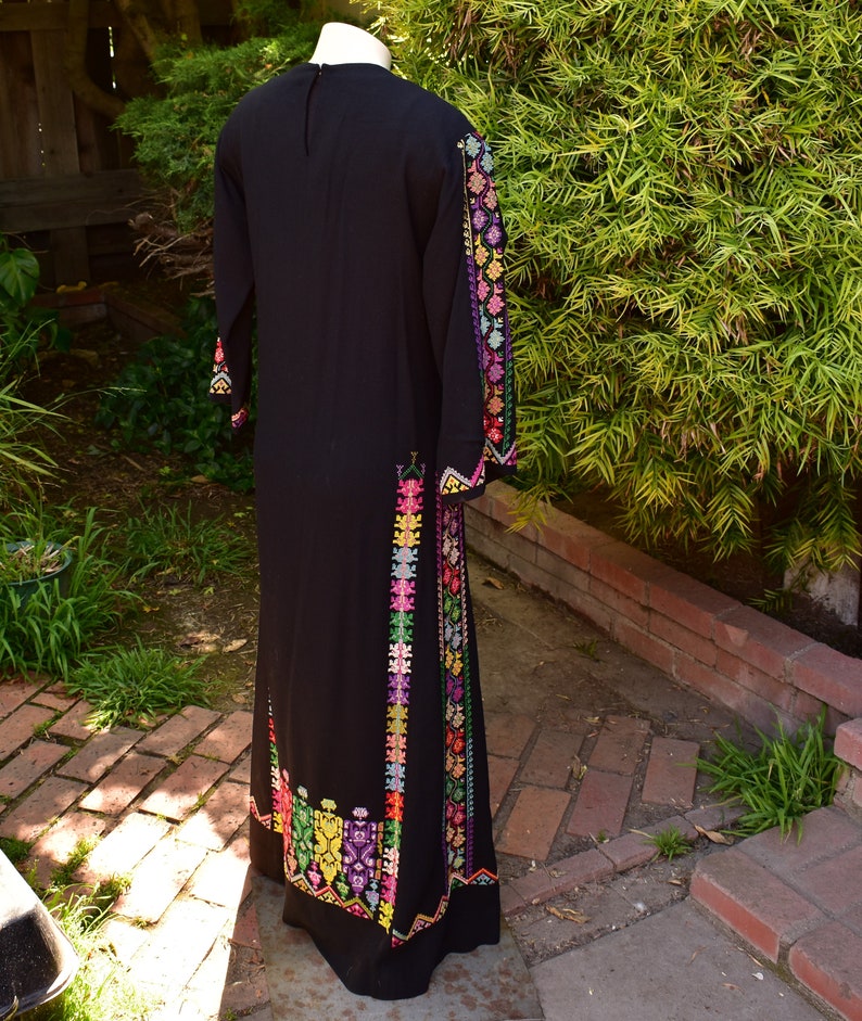 Vintage Maskit Dress Made in Israel 100% Wool Hand Stitched Details ...