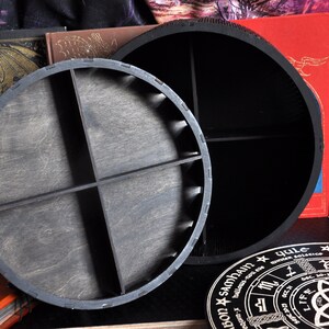 Witch Box Storage. Big Wicca Box. Wiccan Calendar. Round - Etsy