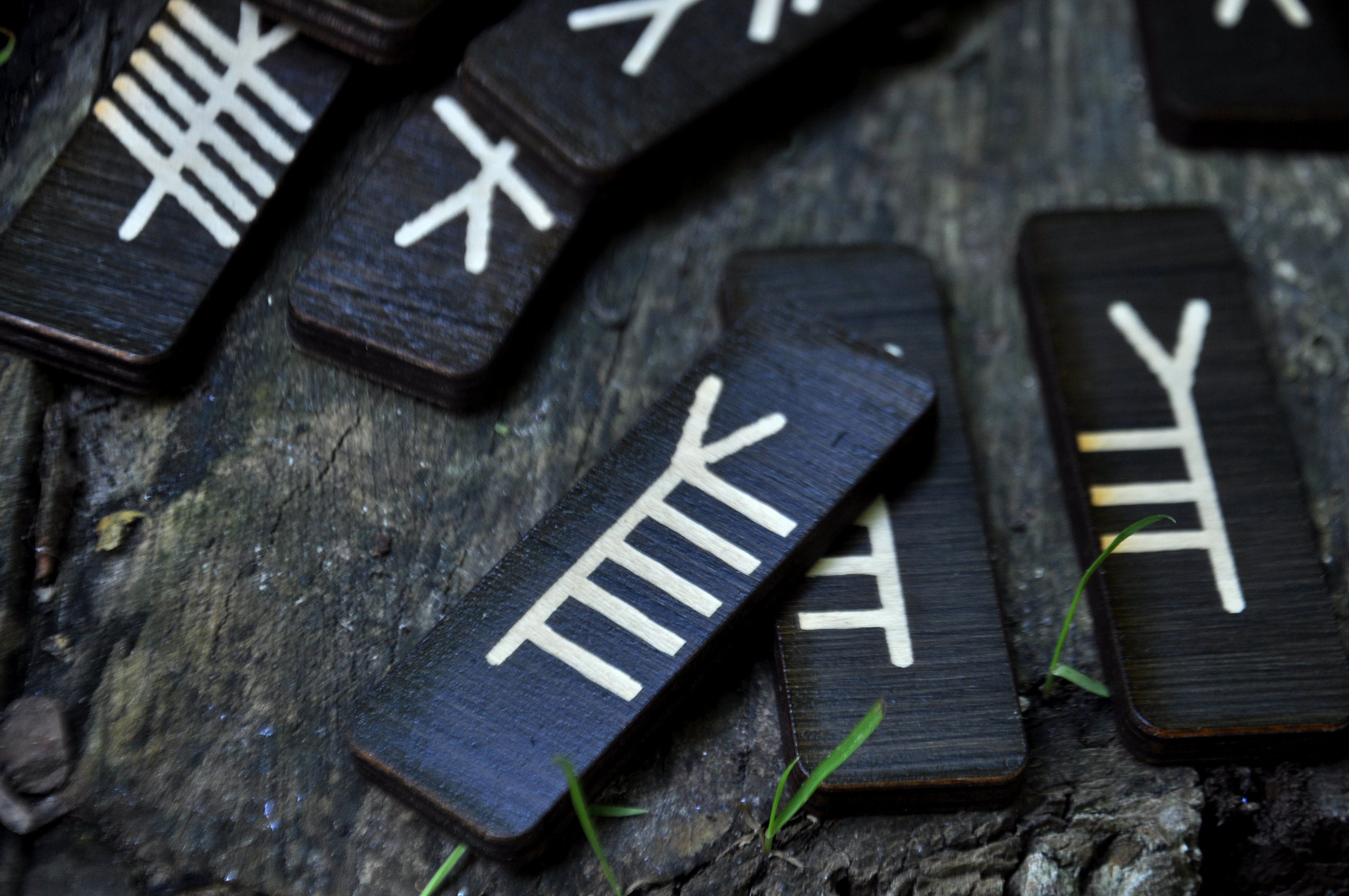 25 Celtic Ogham Staves. Druids runes. Pagan runes. Wood runes | Etsy