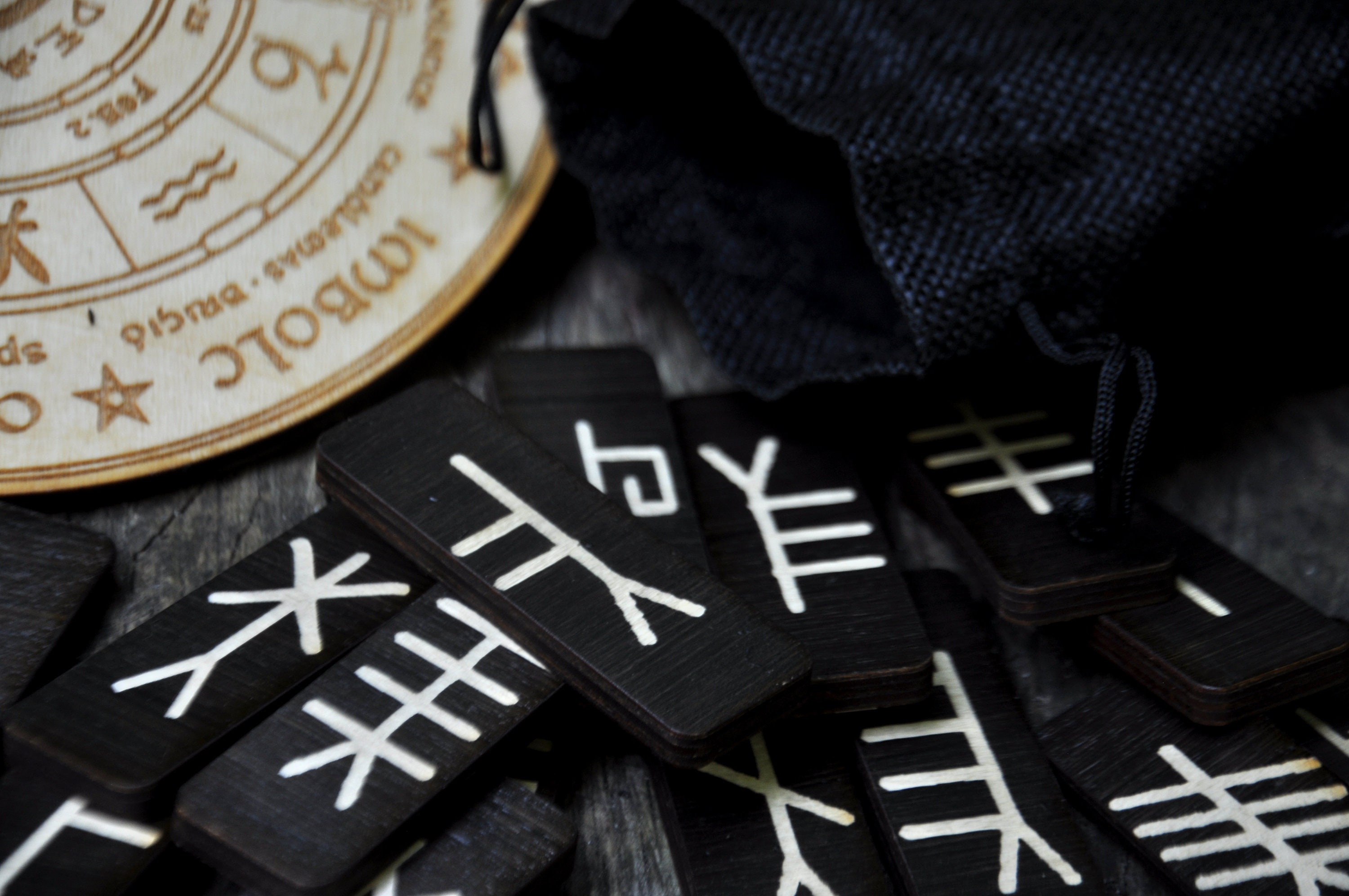 25 Celtic Ogham Staves. Druids runes. Pagan runes. Wood runes | Etsy